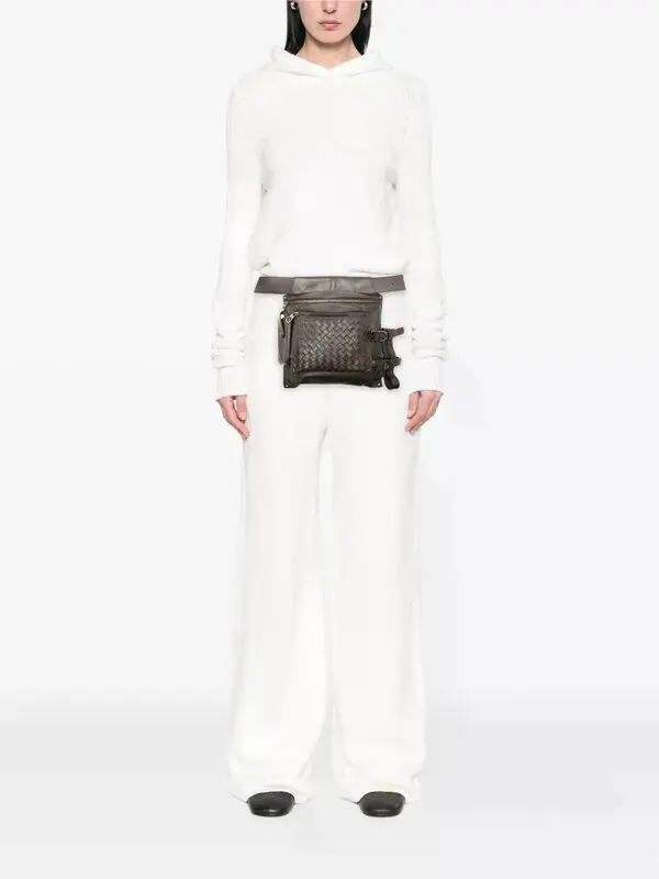 Bottega Veneta 2007 Intrecciato Trimmed Nappa Utility Belt Bag - Brown