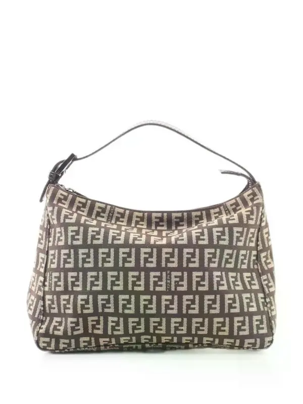 Fendi Zucchino Monogram Handbag - Brown