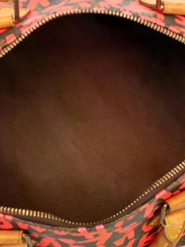 LOUIS VUITTON Monogram Graffiti Speedy 30 Boston Bag