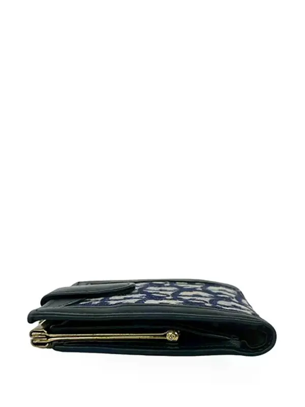 Dior 2010-2026 Oblique Canvas Bifold Wallet Small Wallets