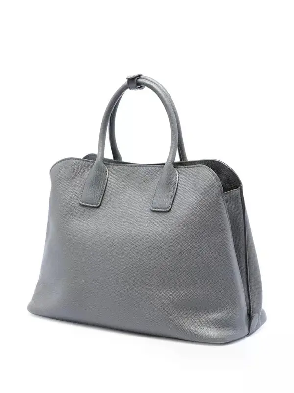 Prada Saffiano Leather Dome Bag Satchel