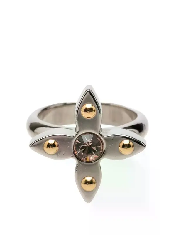 LOUIS VUITTON 2012 Brass Love Letters Timeless Ring Set