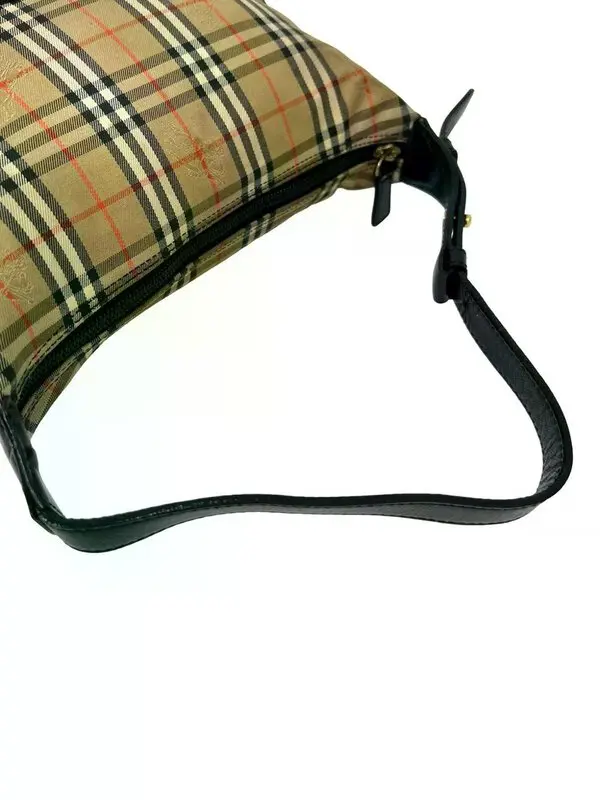 Burberry Haymarket Check Canvas Shoulder Bag