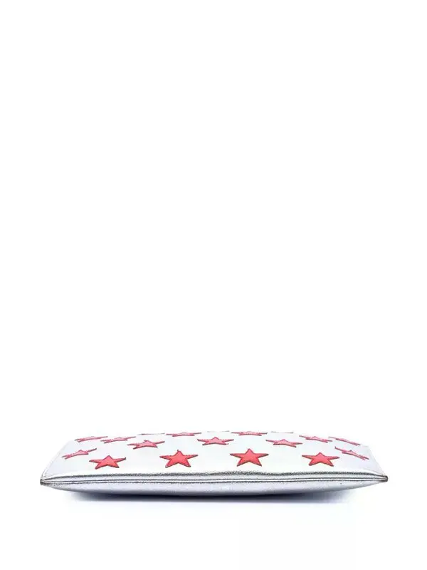 Saint Laurent Leather Star Clutch Bag