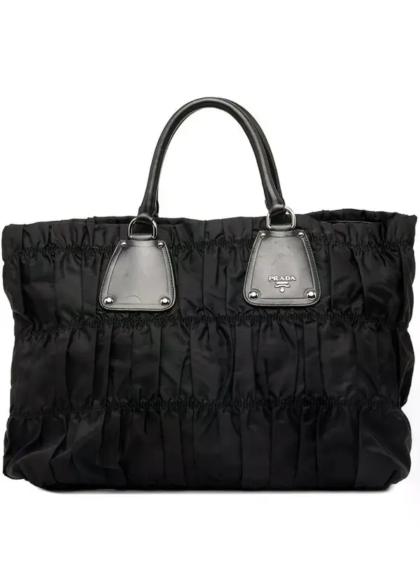 Prada Tessuto Gaufre Tote Bag