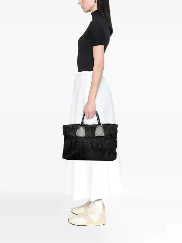 Prada Tessuto Gaufre Tote Bag
