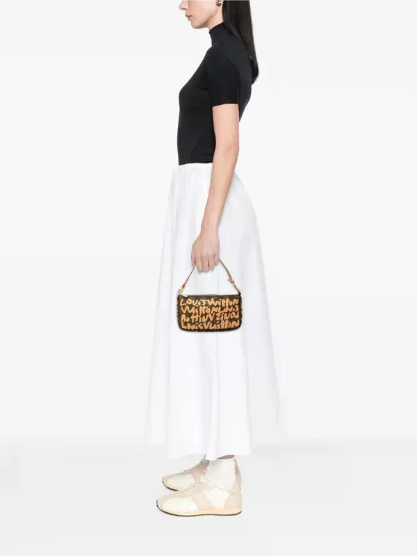LOUIS VUITTON Monogram Graffiti Pochette Accessoires Shoulder Bag