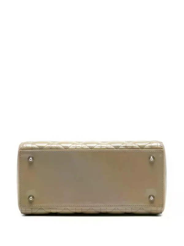 Dior Medium Patent Cannage Lady Satchel