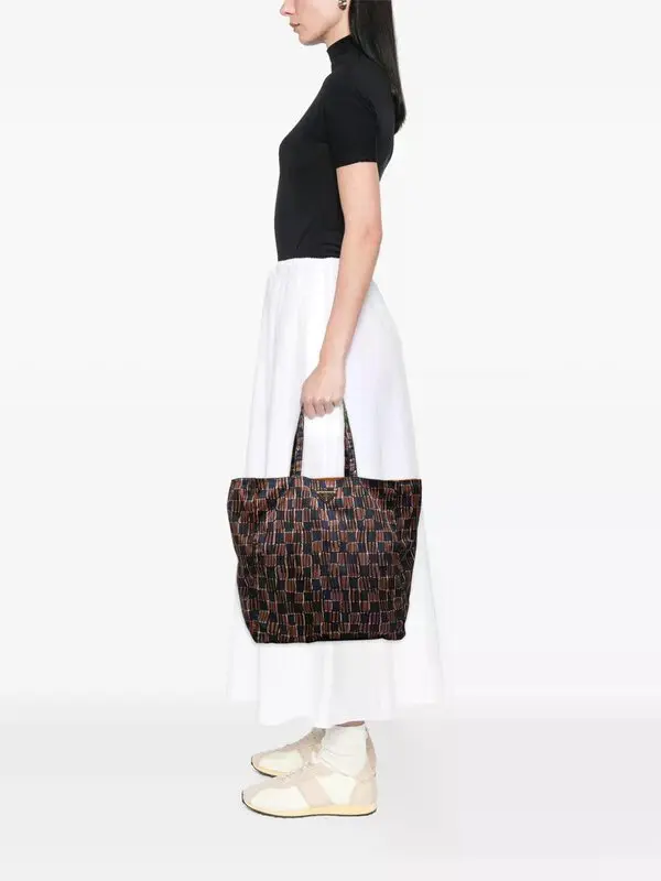 Prada Tessuto Printed Tote Bag