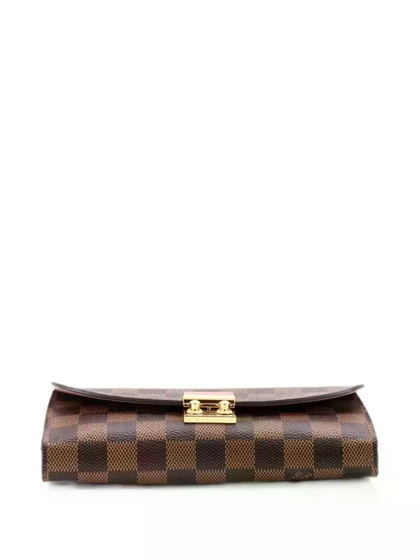 LOUIS VUITTON Croisette Chain Wallet Damier Crossbody Bag