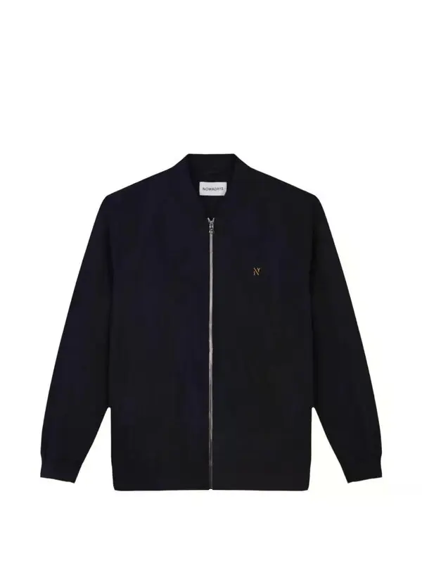 NOWADAYS Logo-embroidered Zip-up Bomber Jacket