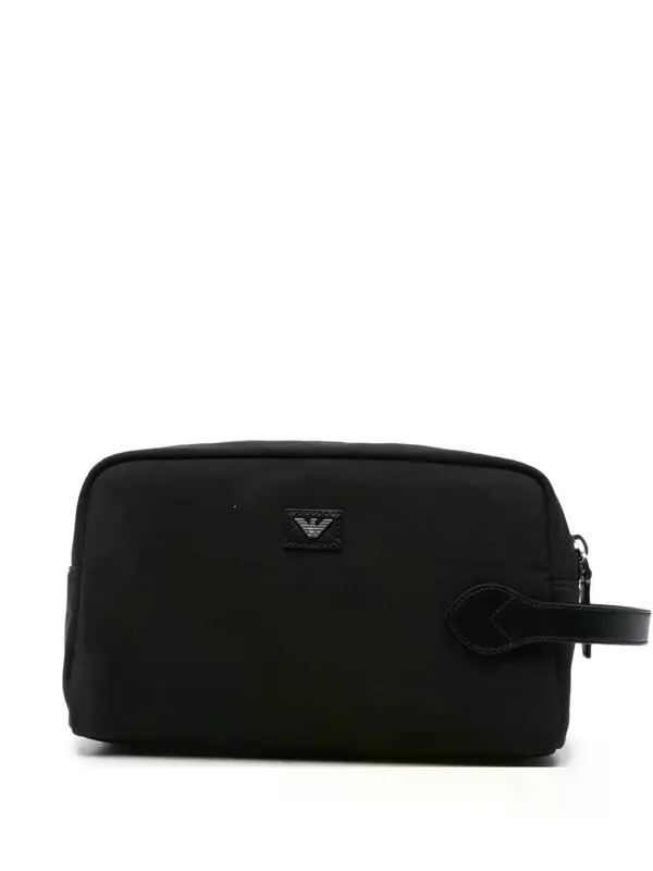Emporio Armani Logo Plaque Wash Bag