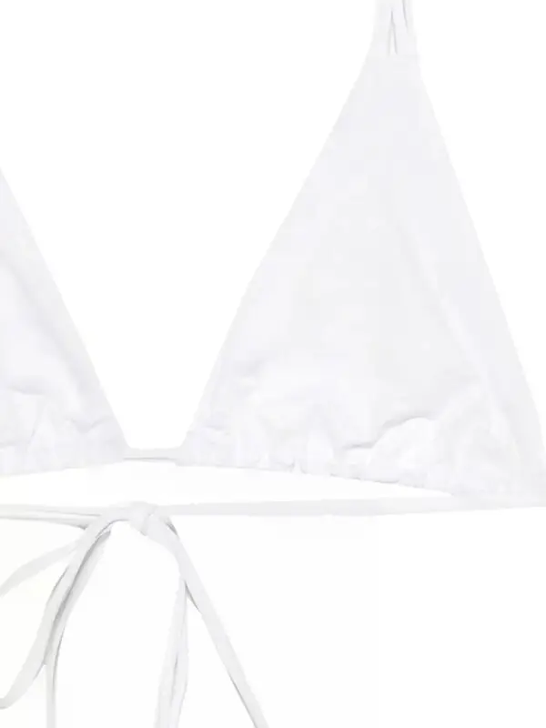 Frankies Bikinis X Jennie Encore Triangle-cup Halterneck Bikini Top