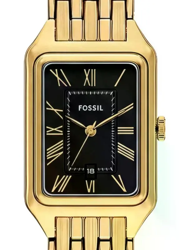 Fossil Raquel Rectangular Stainless Steel Watch
