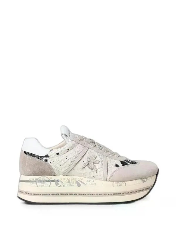 Premiata Beth Snake-effect Sneakers