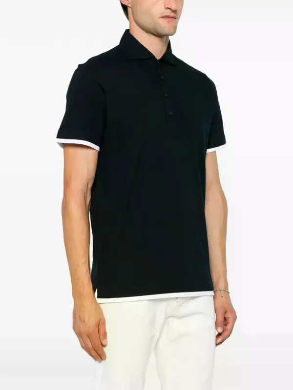 JEORDIE'S Contrast-trim Polo Shirt