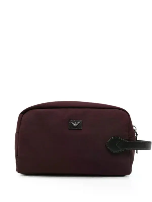 Emporio Armani Logo Plaque Wash Bag