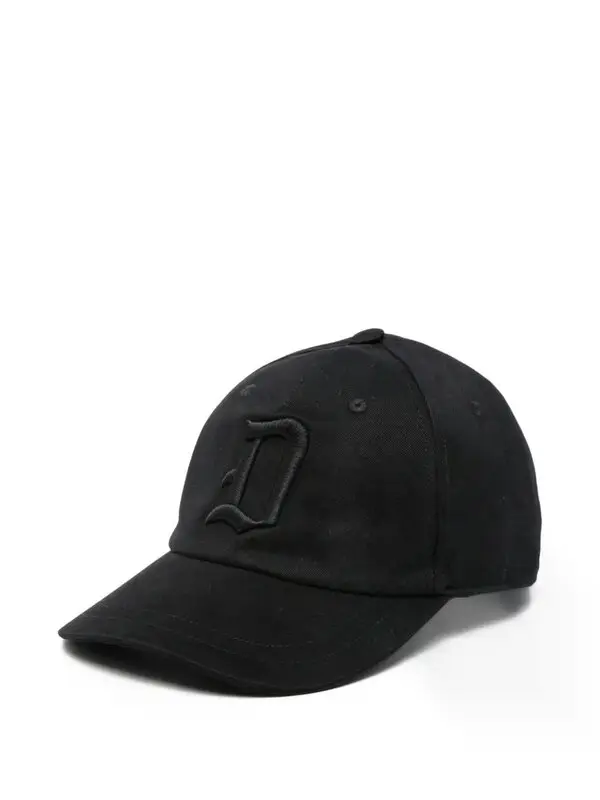 DONDUP Logo Embroidered Baseball Cap - Black