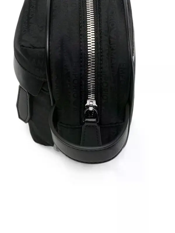Emporio Armani Logo Wash Bag - Black