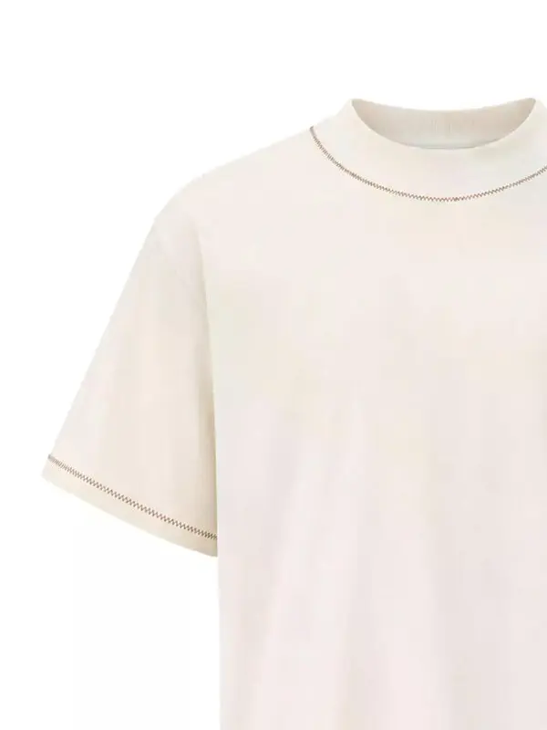 Estudio Niksen Hand-embroidered Cropped T-shirt