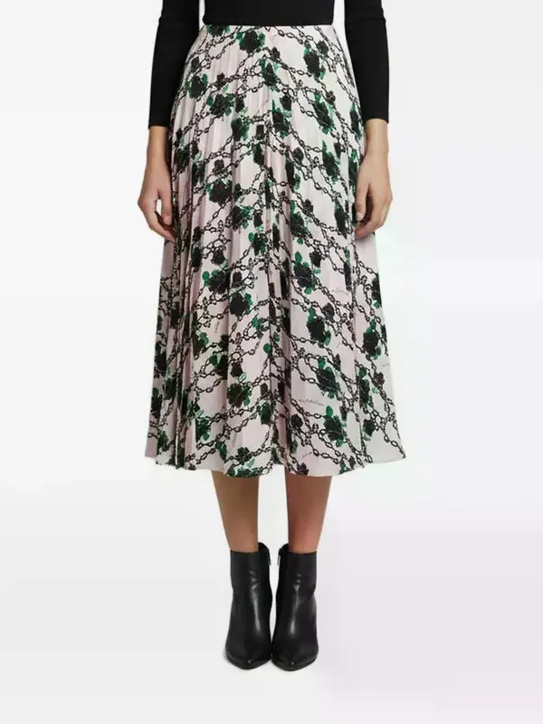 Valentino Garavani X Undercover Pleated Midi Skirt - Pink