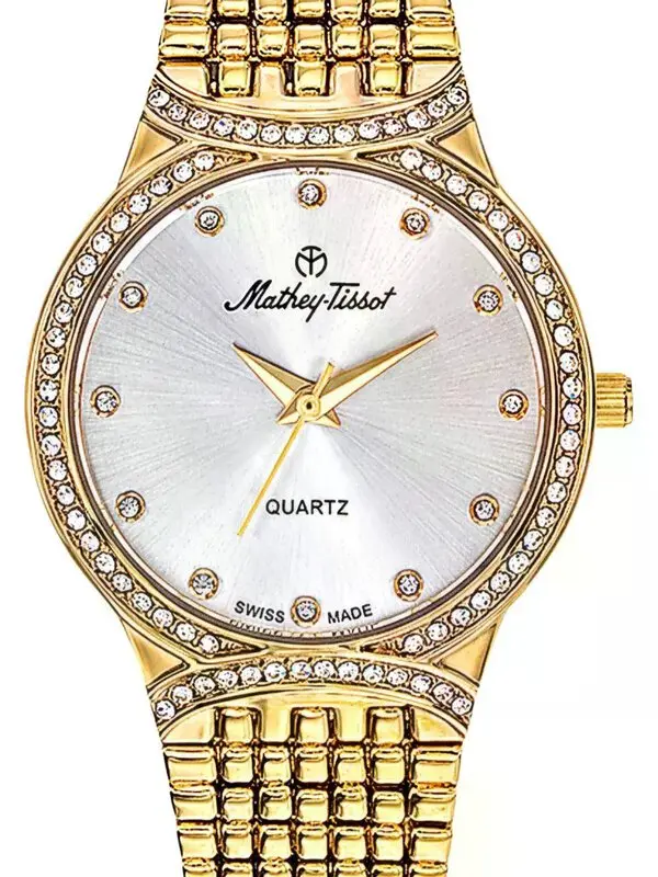MATHEY TISSOT Classic 28mm Watch With Crystal-embellished Bezel