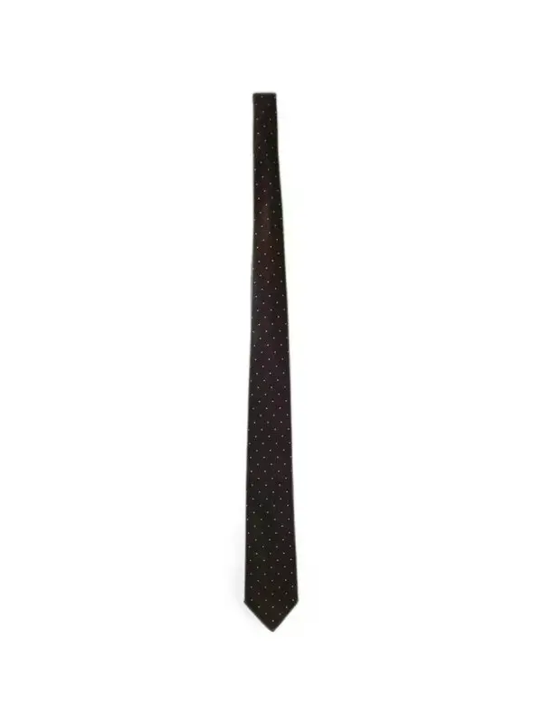 Emporio Armani Polka-dot Silk Tie