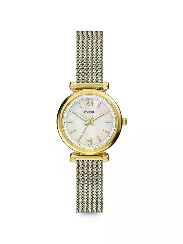 Fossil Carlie Mini 28mm Watch - White