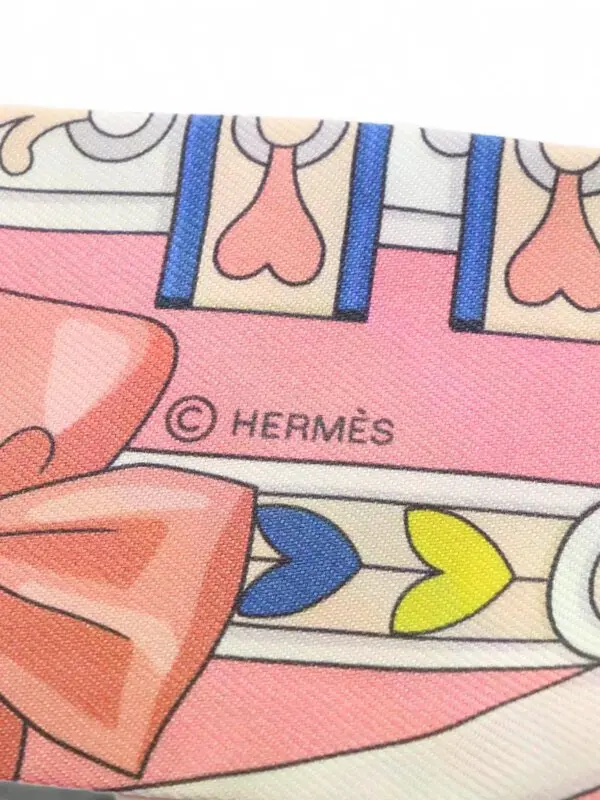 Hermès 2010s Harnais De Coeur Scarf