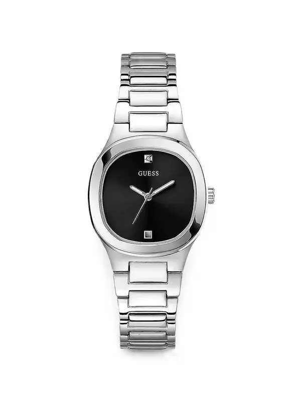 Guess Eve 32mm Crystal Embellished Watch - Black