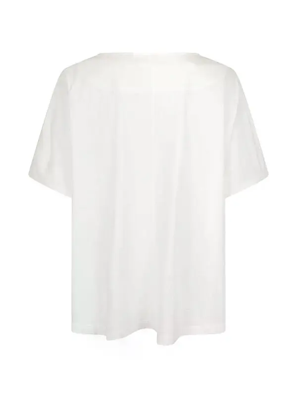 MOYURU Dot Print Crewneck T-shirt