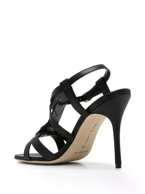 Manolo Blahnik Giza Disc-embellished Stiletto Sandals