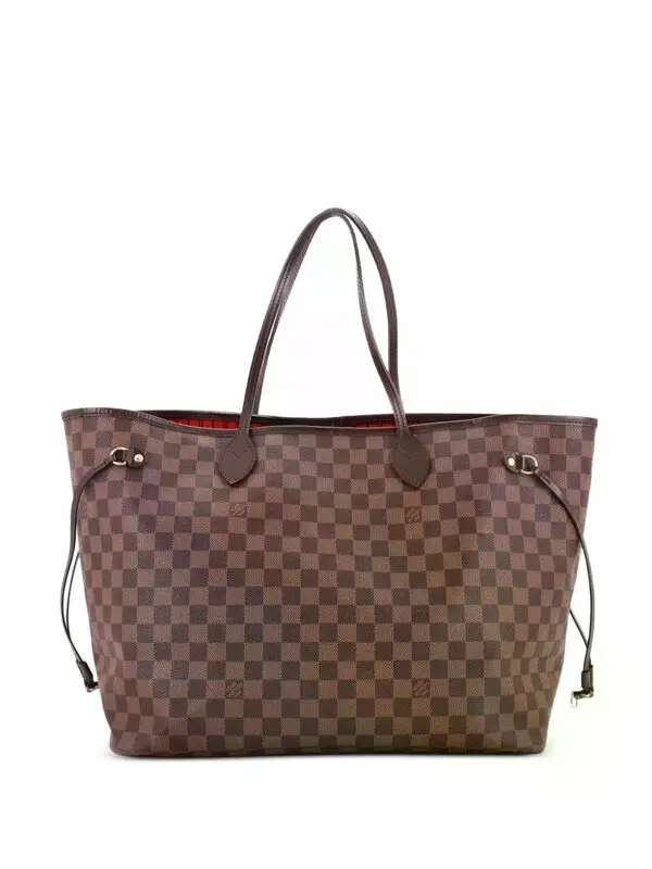 LOUIS VUITTON Damier Gm Tote Bag - Brown