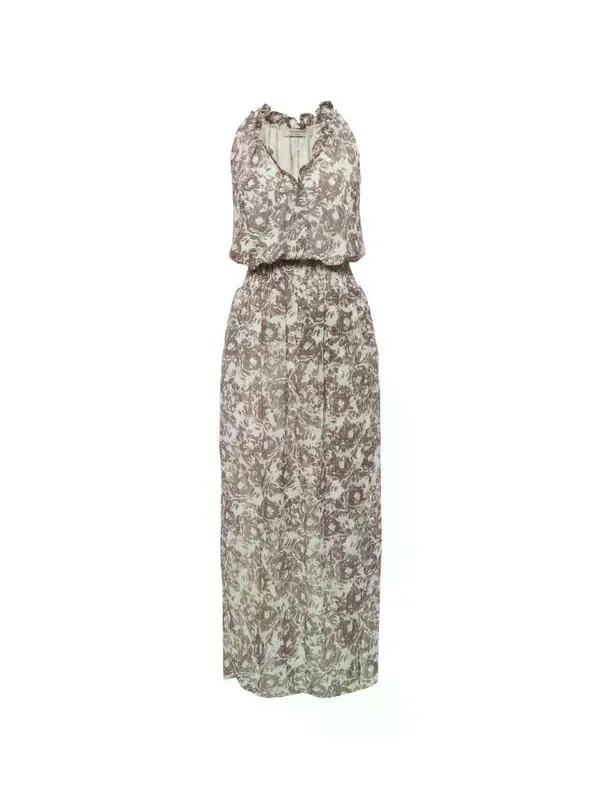 ALLSAINTS Nylah Rosa Floral-print Maxi Dress - Neutrals