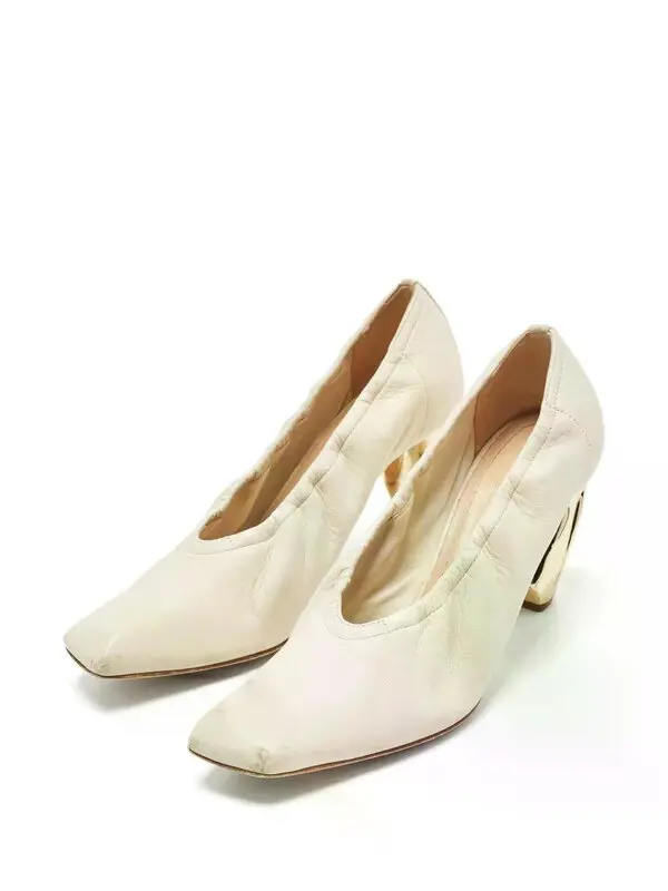 Dior Scrunch Square-toe Pumps