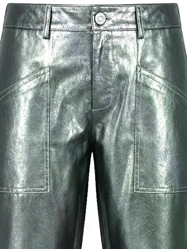 GIORGIO BRATO Banana Straight-leg Trousers - Grey