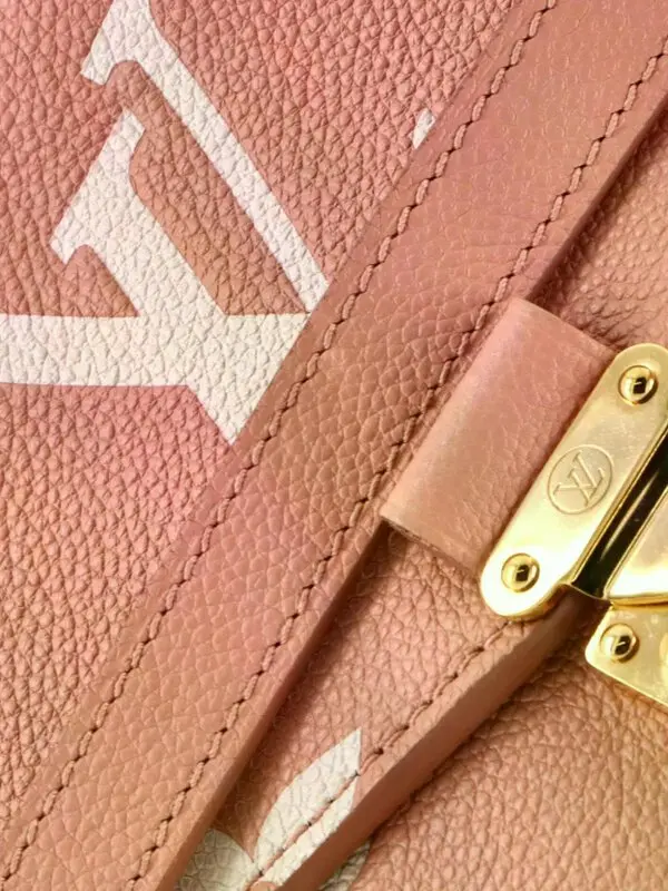 LOUIS VUITTON Pochette Metis Monogram Empreinte Giant Crossbody Bag - Pink