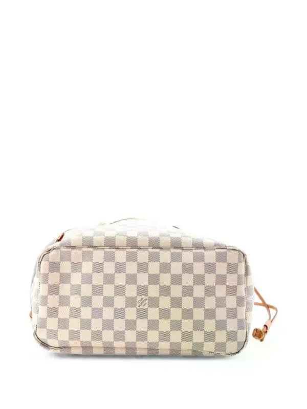 LOUIS VUITTON Neverfull Mm Tote Bag - White