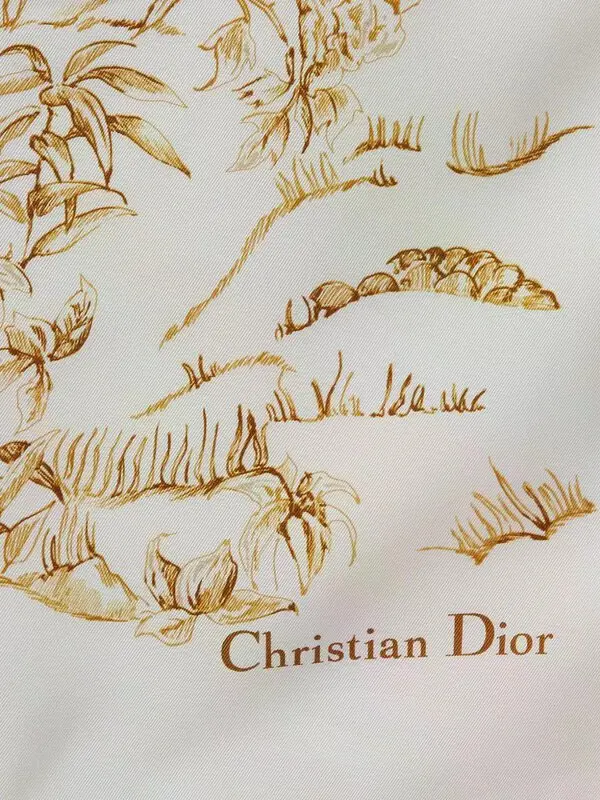 Dior Jardin D'hiver Square Scarf