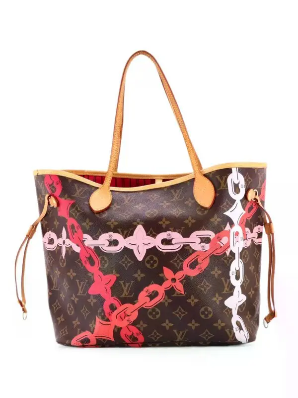 LOUIS VUITTON Monogram Canvas Mm Tote Bag - Brown