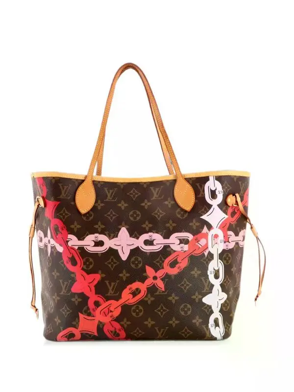 LOUIS VUITTON Monogram Canvas Mm Tote Bag - Brown