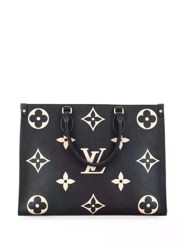 LOUIS VUITTON Monogram Empreinte Giant Onthego Mm Shoulder Bag - Black