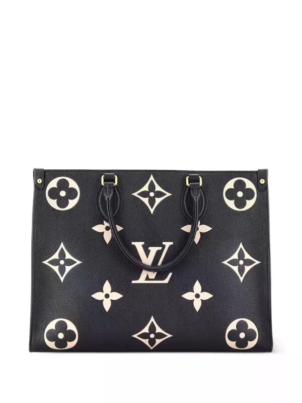 LOUIS VUITTON Monogram Empreinte Giant Onthego Mm Shoulder Bag - Black