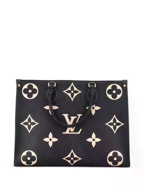 LOUIS VUITTON Monogram Empreinte Giant Onthego Mm Shoulder Bag - Black