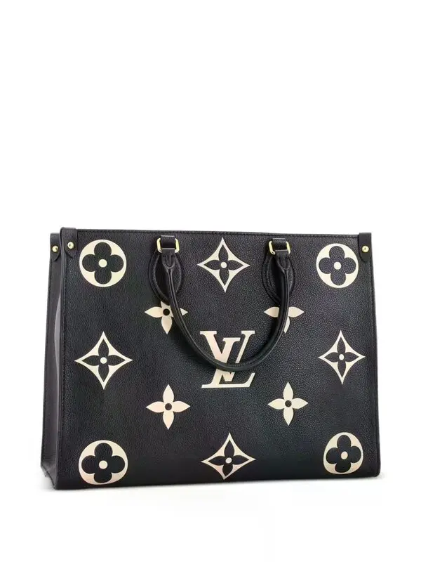 LOUIS VUITTON Monogram Empreinte Giant Onthego Mm Shoulder Bag - Black