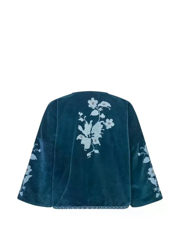 LOLLYS LAUNDRY Ambyll Embroidered Jacket - Blue