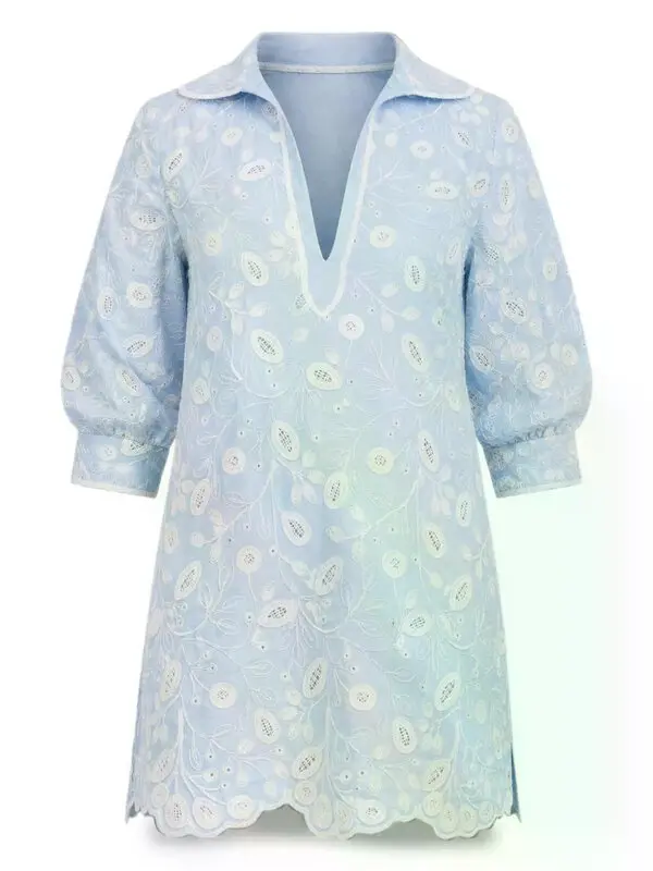 Simkhai Freya Embroidered Mini Dress