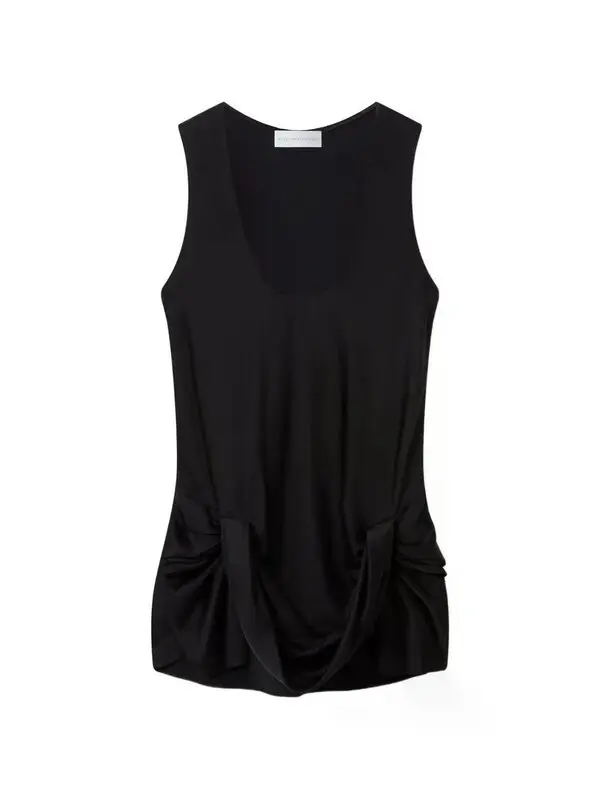 Stella McCartney Draped Knot-detail Top - Black