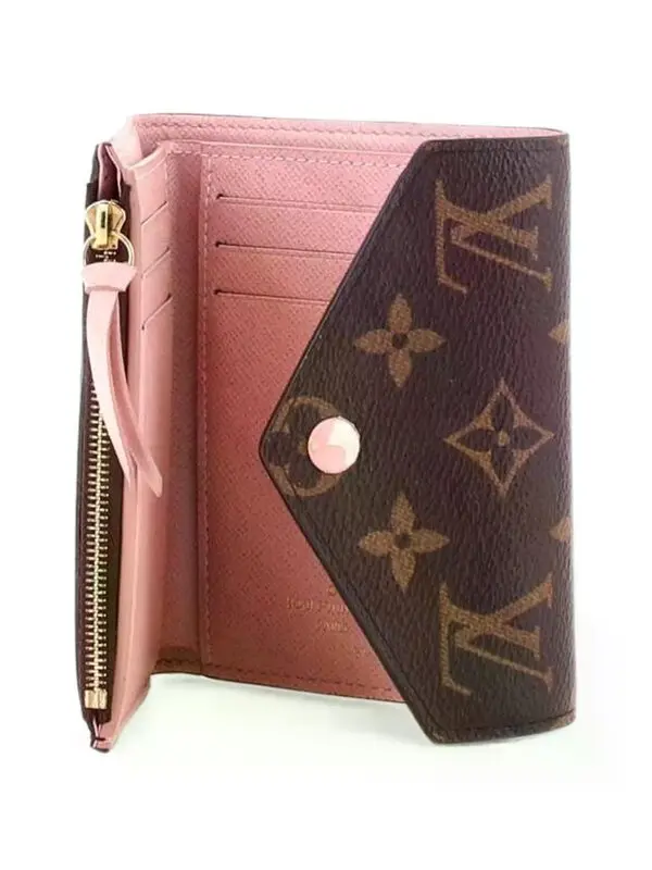 LOUIS VUITTON Victorine Wallet Monogram Canvas Small Wallets