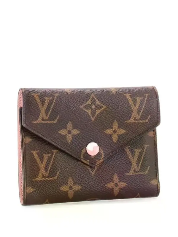 LOUIS VUITTON Victorine Wallet Monogram Canvas Small Wallets - Pink
